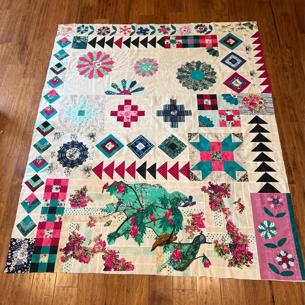 Ribbon Box Quilt Kit Custom Curated - Sew Romantic - Art Gallery ...