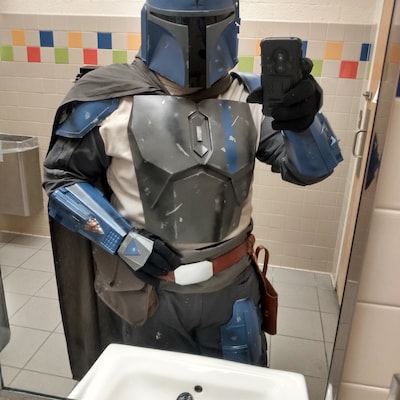 Mandalorian Hip Plate Armor Custom Sized Manufactured & - Etsy