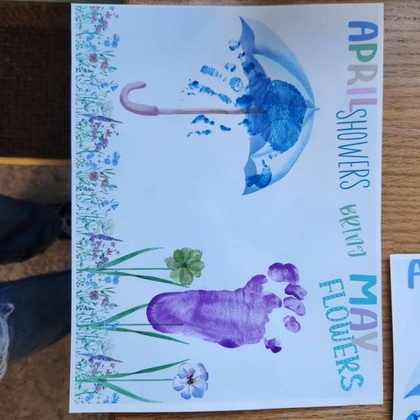 Summer Handprint Art Template|preschool Summer Art| Easy Summer Craft ...