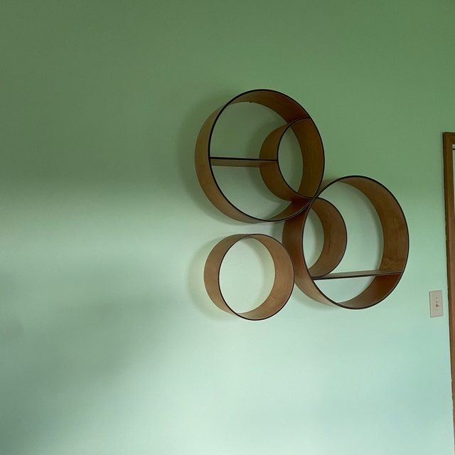 Custom Circular Shelving and Design by HKNDesign on Etsy
