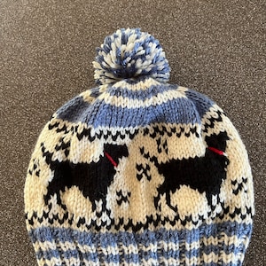 BLACK LAB Knitting Pattern DOG Knitting Pattern Fair Isle - Etsy