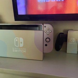 Peach Mango Sorbet Color Blocking Nintendo Switch Skin Summer - Etsy