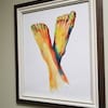 Feet Watercolor Art Print Podiatry Foot Anatomy Art - Etsy
