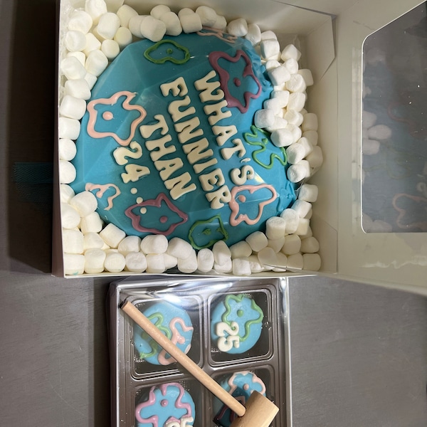 Birthday Girl / Breakable Chocolate Heart / Flower Girl Gift / Smash ...