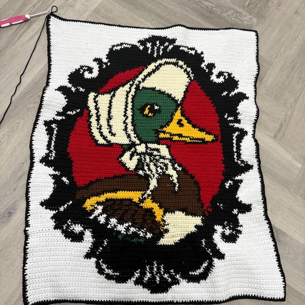 Mother Duck Crochet Tapestry Pattern - Etsy