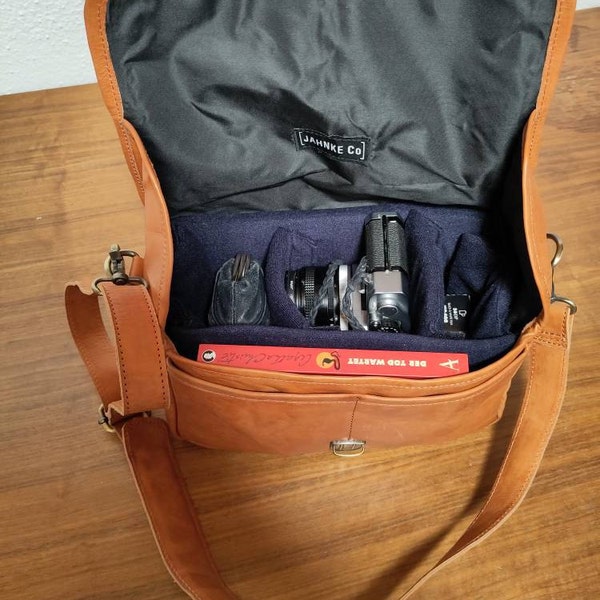 DSLR Camera Bag With Insert and Casing. Shoulder Camera Bag for Men and ...