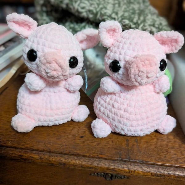 Crochet PATTERN: Pepe the Couch Pig - Weighted Amigurumi (english ...