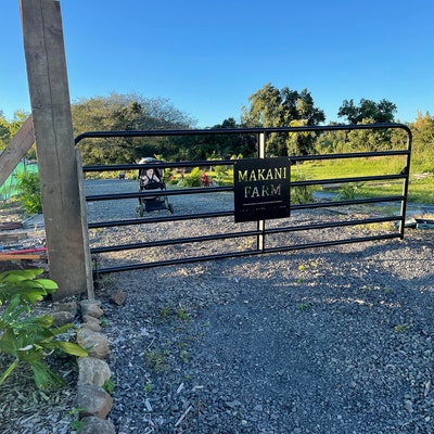 Custom Metal Ranch, Property, Home, House Entrance Address Sign ...