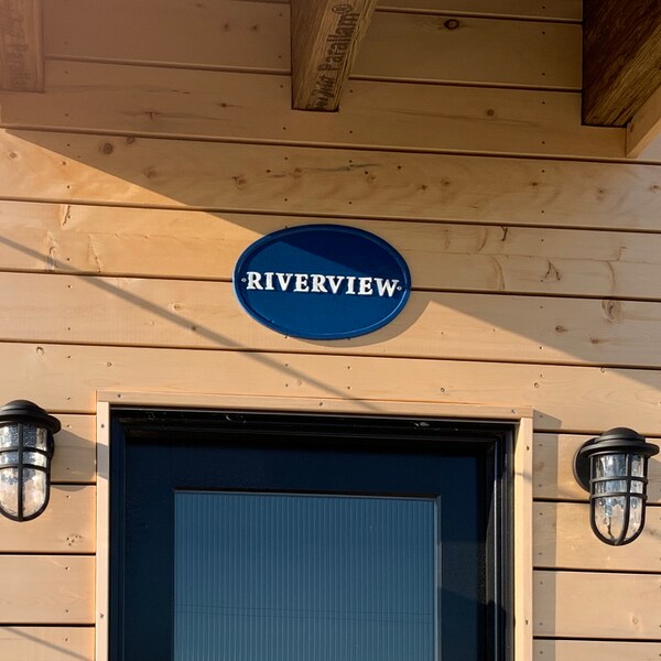 Address Plaque for House, Colonial Style House Sign, Personalized ...