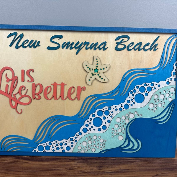 Beach Sign SVG Laser Cut Files - Beach SVG - Flip Flop SVG - Beach Life ...