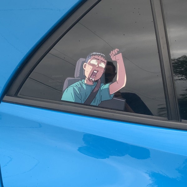 Initial D – Itsuki Takeuchi Peeker Sticker - Etsy