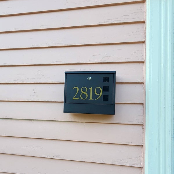 Classic Mailbox Number Stickers, HOA Approved Mailbox Decals, Standard ...