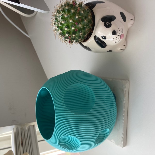 Wavy Lamp, Ribbed Desk Lamp, 3D Print Lamp, Groovy Lamp, College Dorm ...