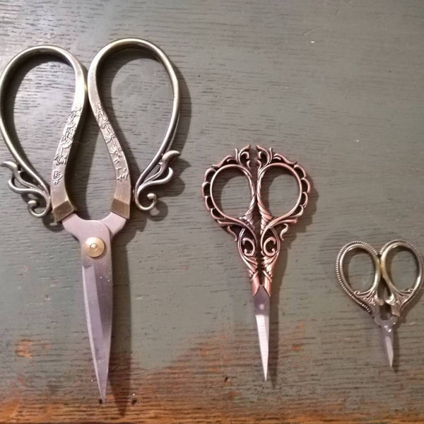 Entwined Embroidery Scissors • Ornate Vintage Style Quilting Scissors ...