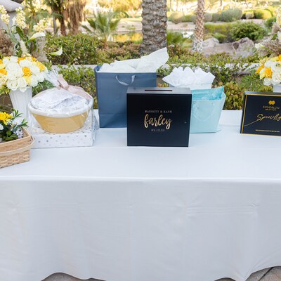 Personalized Wedding Card Drop Box Engraved Slidetop Wood Box With Card ...