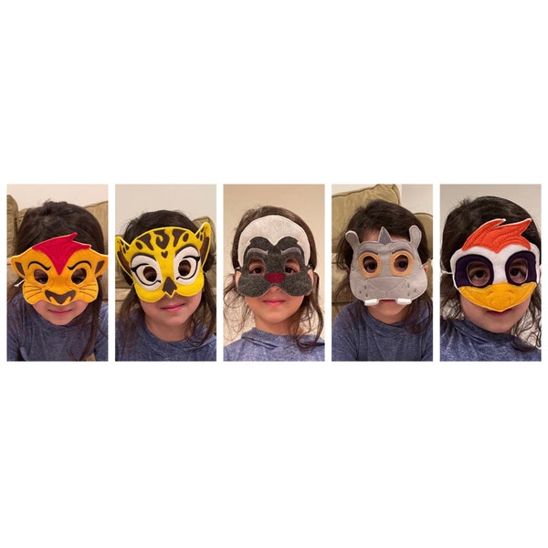 Lion Guard Inspired Masks - Etsy