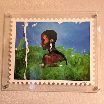 Double Panel Acrylic Floating Frames, Choose Your Custom Size stand ...