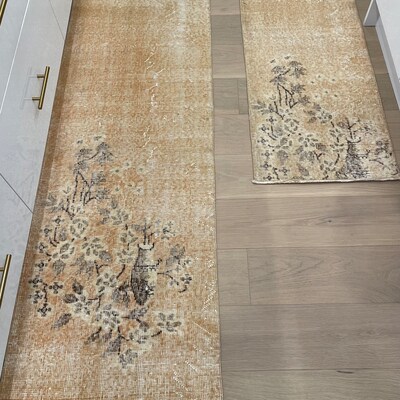 2x4 Rug,2x4 Vintage Rug,2x4 Oushak Rug,mini Rug,handknotted Rug,small ...