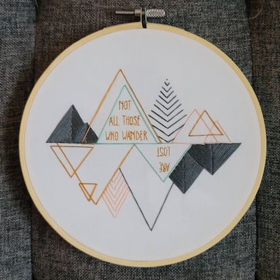 PDF Embroidery Pattern Tree Rings - Etsy