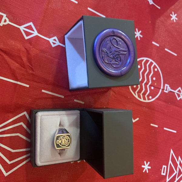 Sinclair Scottish Clan Crest Signet Ring, 925 Sterling Silver Handmade ...