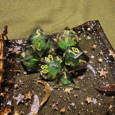 King Midas DND Dice Set - Etsy