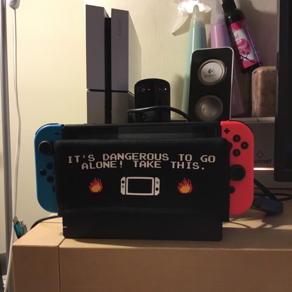 Switch Dock Sock Geeky Video Game Screen Protector Cozy Tablet ...