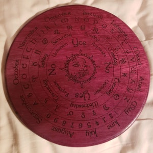 9 Ultimate Sun Moon Pendulum Board Engraved Solid | Etsy