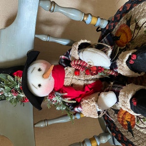 Primitive Bunny Rabbit-folk Art Bunny-irish Bunny-plush Bunny-vintage ...