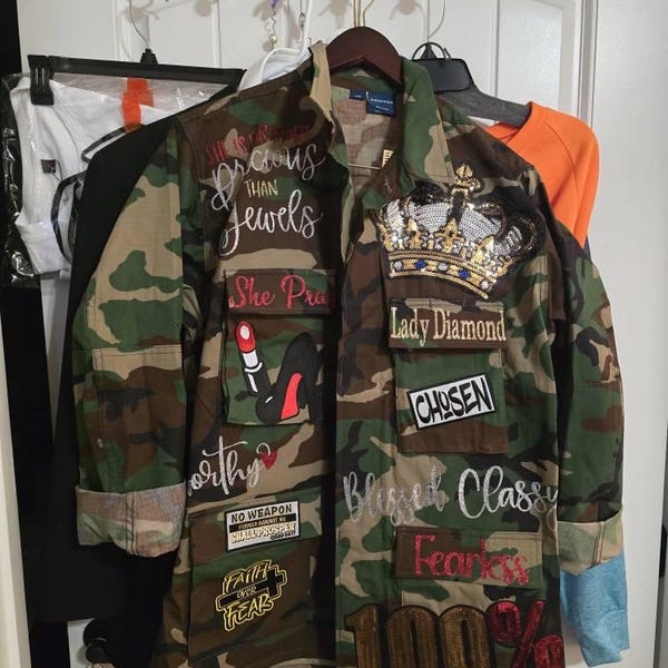 She Pray Junk Jacket - Etsy