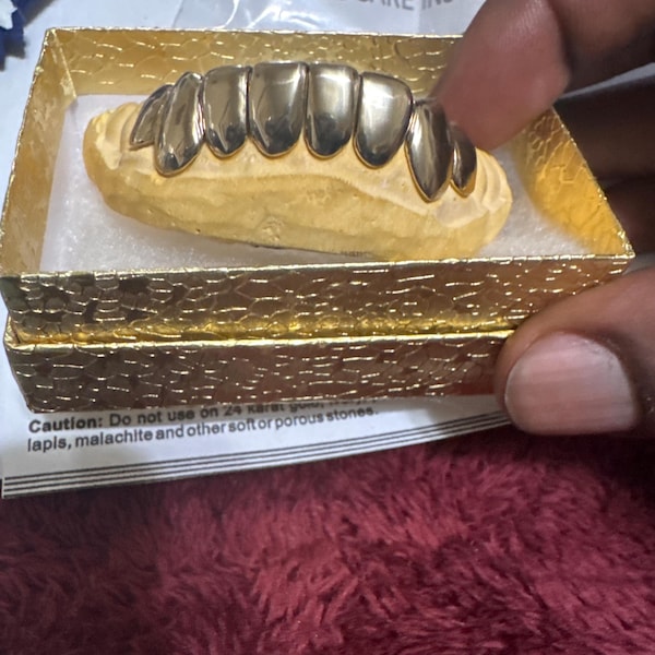 Handmade Custom Florida Deep Cut Perm Style Dental Gold Grillz - Etsy