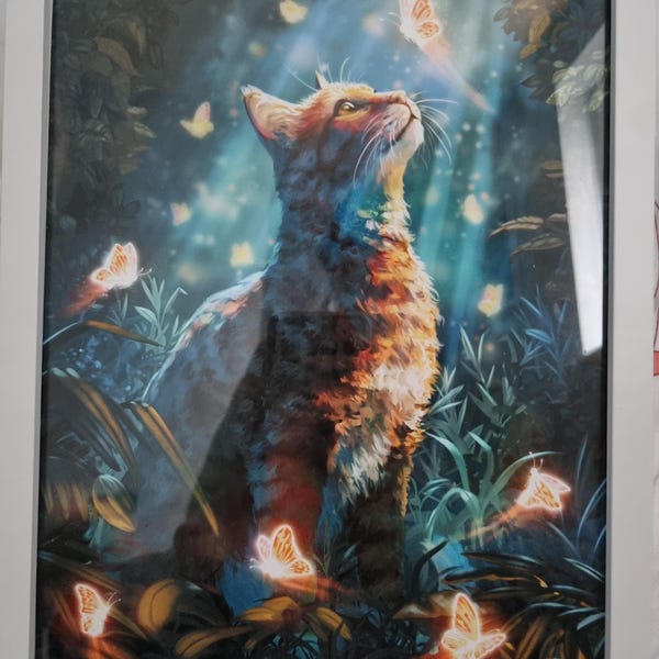 Big Cat Wall Art - Jaguar Art Print - Safari Animals - Green Wall Art ...