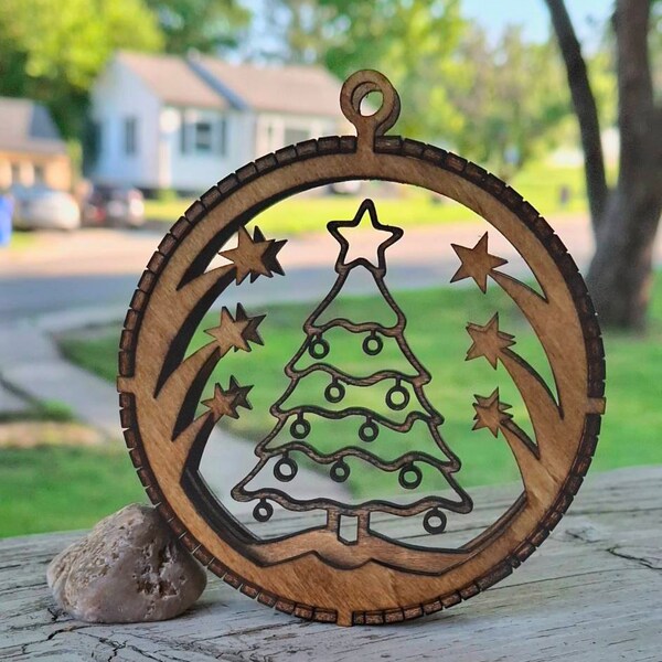 Layered Christmas Bauble Mini Bundle, Laser Cut Tree Ornament ...