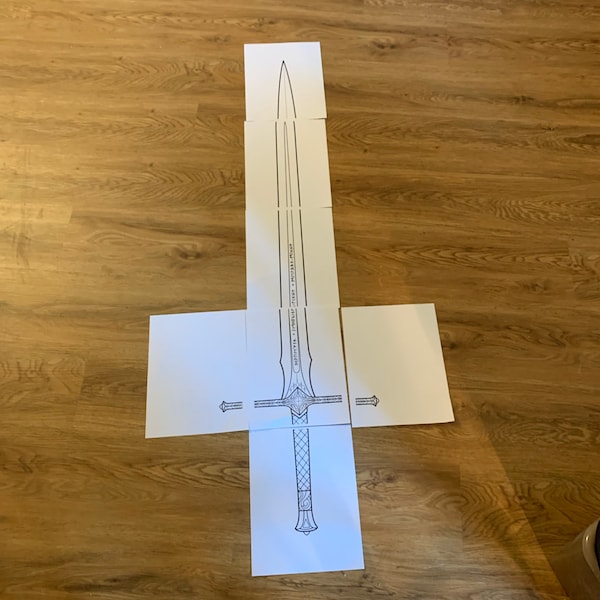 Critical Role Fjord's Star Razor (sword Patterns) - Etsy