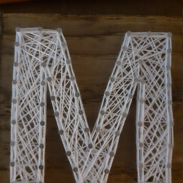 DIY String Art Kit - Initial String Art Kit - Letter String Art Kit - Simple String Art Kit DIY ...