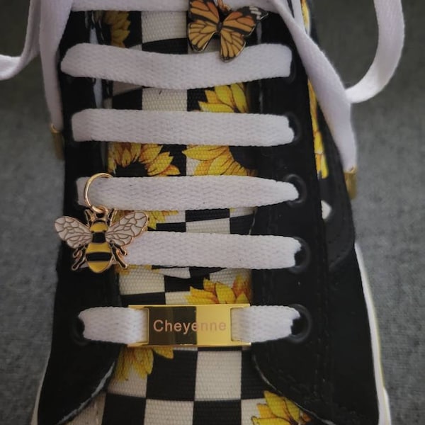 Custom Lace Locks,af1 Gold Metal Replacement Name Lace Tags Shoe Charms ...