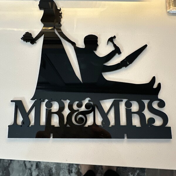 Carpenter Wedding Cake Topper | Custom Cake Topper | Personalized ...