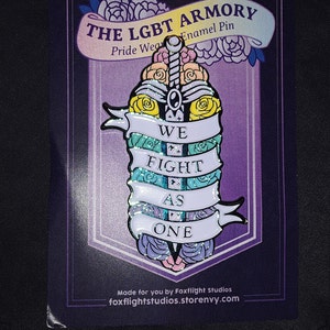 We Fight as One Enamel Pin - Etsy