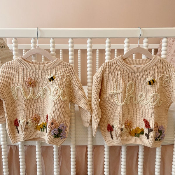 Custom Birthday Sweater, One Year Old Birthday, Two Year Old Birthday ...