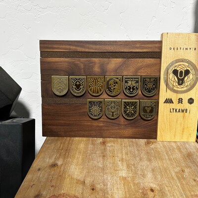 Large Vertical Display to Display Destiny Pins seals 15 Sigils - Etsy