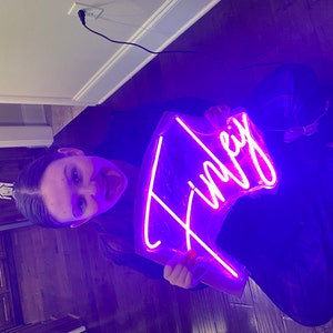 Desktop Neon Sign Stand Neon Sign Custom Flex Led Neon Light - Etsy