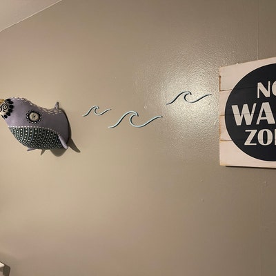 Wave Wall Decor Ocean Wave Decor Ocean Wall Art Nautical Home Decor ...