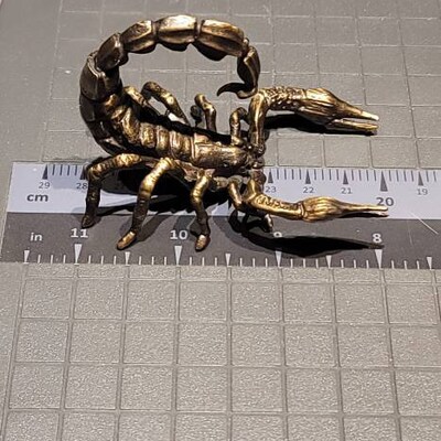 Bronze Scorpion Statue Scorpion Figure scorpion Sculpture Arachnida ...