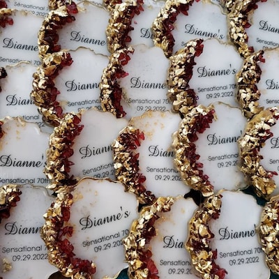 Personalized Epoxy Resin Art, Personalized Epoxy Wedding Resin Gift ...