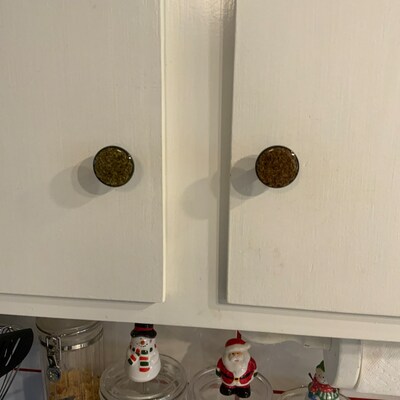 Antique Copper Spice Resin Cabinet Knobs, Farmhouse, Boho, Unique Knobs ...
