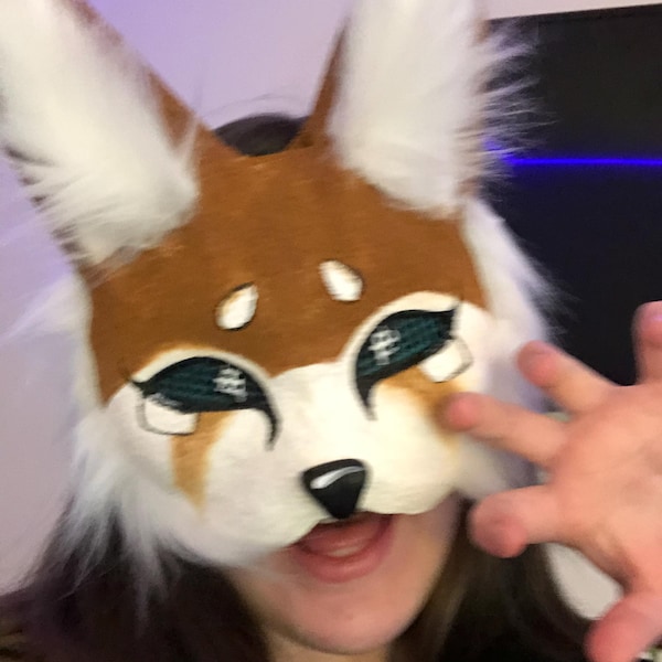 Custom Therian Masks Fox, Wolf, Cat, Animal Masks for Therians ...