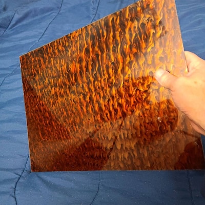 Acrylic PMMA Opaque Color Sheet, 3.0mm Thickness .118 Amber Orange 8267 ...