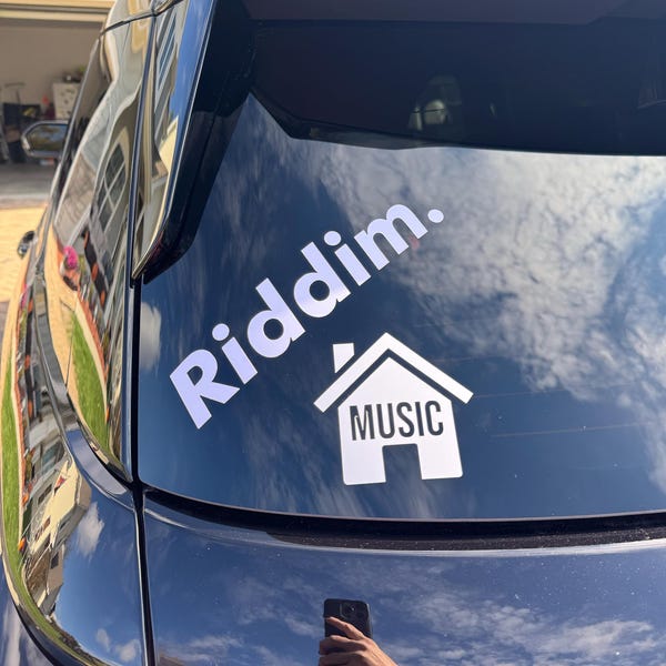 House Music Decal / EDM Decal / House Music Sticker / EDM Decal / Car ...
