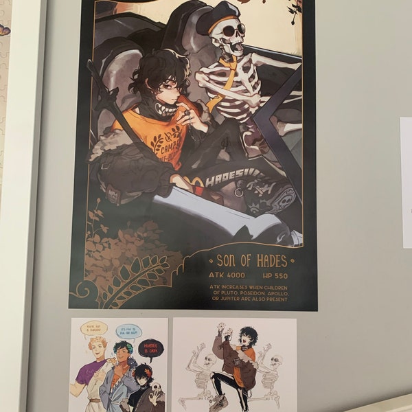 Percy Jackson - Nico Di Angelo Mythomagic Art Print - Etsy