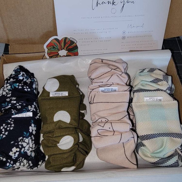 DIY Scrunchie Kits - Makes TWO Scrunchies per Pack - at Home - Make ...