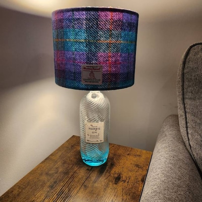 Harris Tweed Isle of Harris Gin Lamp - Etsy UK